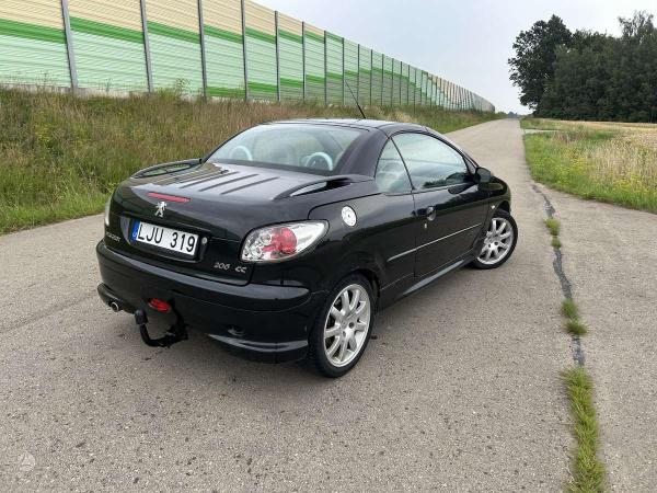 Melns Peugeot 206 2006 Kauņa, ar dzinēja tilpumu 1.60 L un nobraukumu 327 tūkst. km par 1399 €, foto 3 vietnē AUTOMOTO.COM.LV