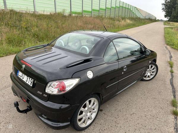 Melns Peugeot 206 2006 Kauņa, ar dzinēja tilpumu 1.60 L un nobraukumu 327 tūkst. km par 1399 €, foto 5 vietnē AUTOMOTO.COM.LV