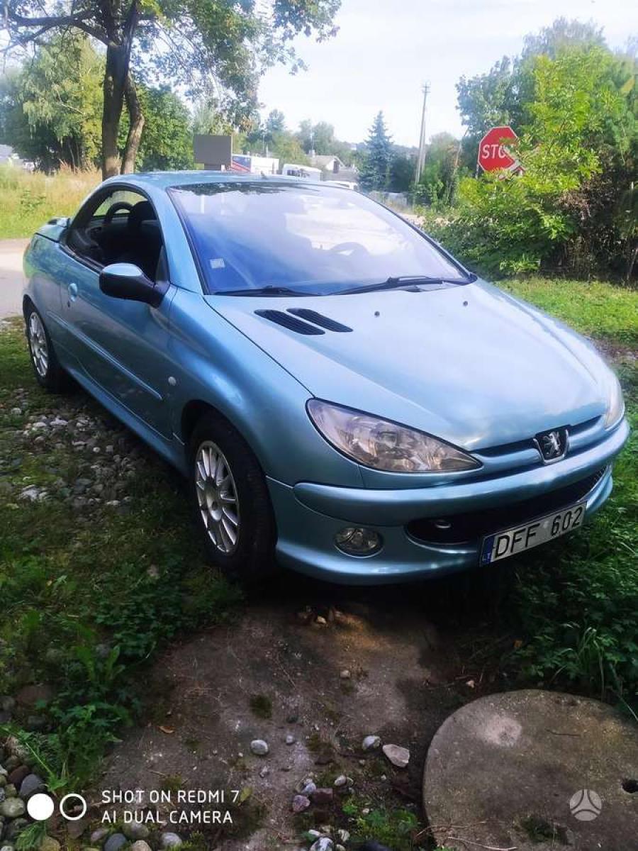 Blue Peugeot 206 2002 in Kaunas, with an engine capacity of 1.59 L and mileage of 227 thousand km for 1200 €, photo 6 on AUTOMOTO.COM.LV