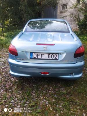 Blue Peugeot 206 2002 in Kaunas, with an engine capacity of 1.59 L and mileage of 227 thousand km for 1200 €, photo 11 on AUTOMOTO.COM.LV