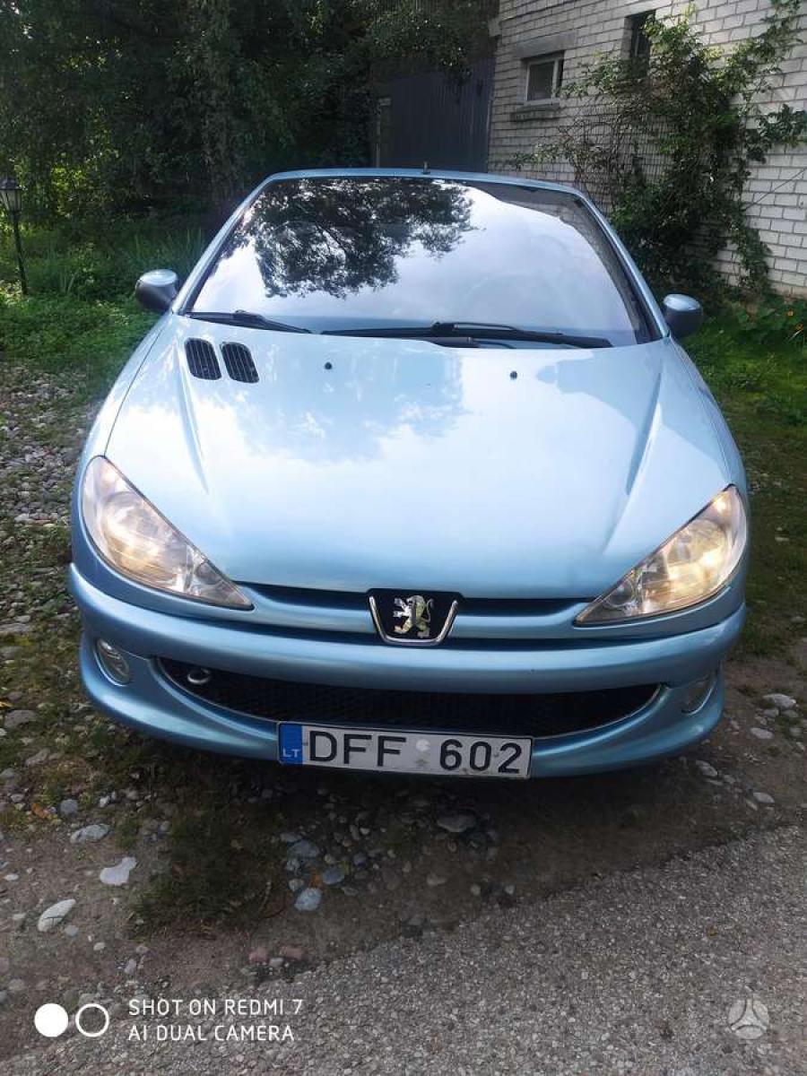 Blue Peugeot 206 2002 in Kaunas, with an engine capacity of 1.59 L and mileage of 227 thousand km for 1200 €, photo 20 on AUTOMOTO.COM.LV
