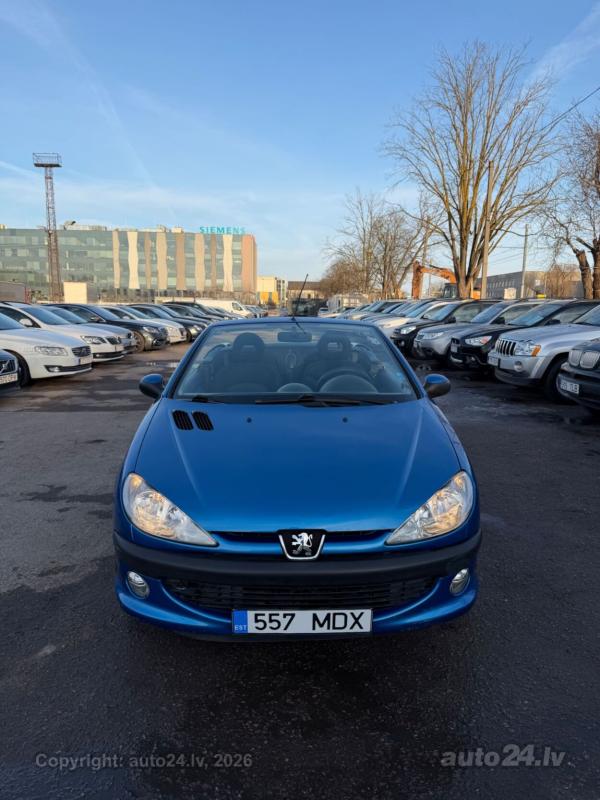 Blue Peugeot 206 2003 in Tallinn, with an engine capacity of 1.60 L and mileage of 118 thousand km for 2999 €, photo 7 on AUTOMOTO.COM.LV