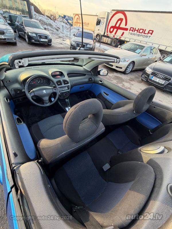 Blue Peugeot 206 2003 in Tallinn, with an engine capacity of 1.60 L and mileage of 118 thousand km for 2999 €, photo 11 on AUTOMOTO.COM.LV