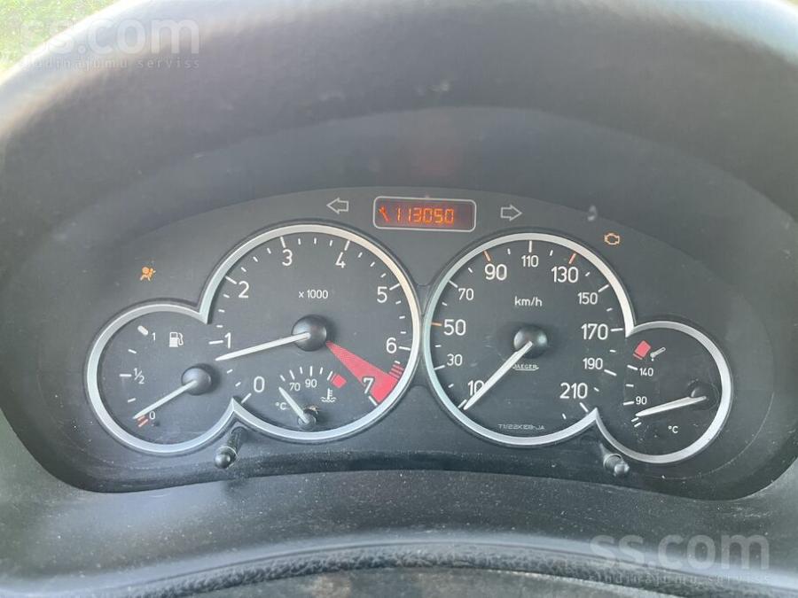 Blue Peugeot 206 2003 in Riga, with an engine capacity of 2.00 L and mileage of 182 thousand km for 1800 €, photo 14 on AUTOMOTO.COM.LV