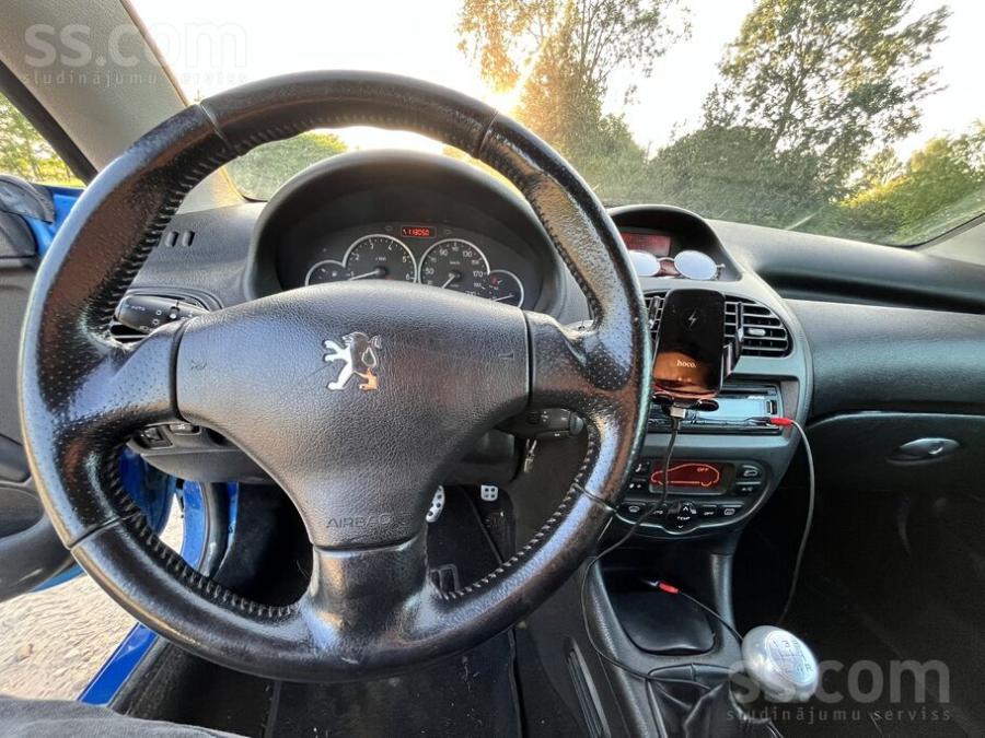 Blue Peugeot 206 2003 in Riga, with an engine capacity of 2.00 L and mileage of 182 thousand km for 1800 €, photo 15 on AUTOMOTO.COM.LV