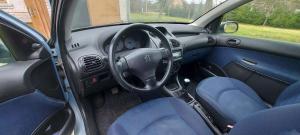 Blue Peugeot 206 2001 in Panevezys, with an engine capacity of 1.40 L and mileage of 321 thousand km for 650 €, photo 3 on AUTOMOTO.COM.LV
