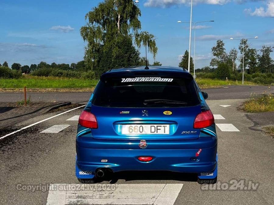Синий Пежо 206 2004 в Таллин, объемом двигателя 2.00 л и пробегом 168 тыс. км за 3499 €, фото 7 на AUTOMOTO.COM.LV