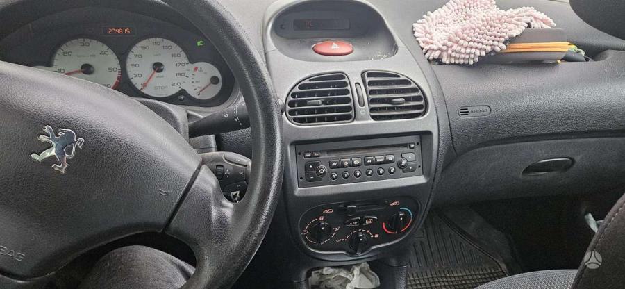 Zils Peugeot 206 2020 Ukmergė, ar dzinēja tilpumu 1.40 L un nobraukumu 275 tūkst. km par 600 €, foto 7 vietnē AUTOMOTO.COM.LV