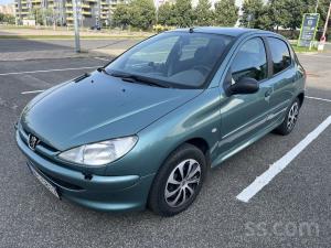 Blue Peugeot 206 2000 in Riga, with an engine capacity of 1.40 L and mileage of 82 thousand km for 1550 €, photo  on AUTOMOTO.COM.LV