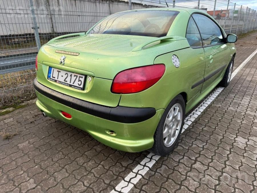 Zaļš Peugeot 206 2002 Rīga, ar dzinēja tilpumu 1.60 L un nobraukumu 226 tūkst. km par 1495 €, foto 2 vietnē AUTOMOTO.COM.LV