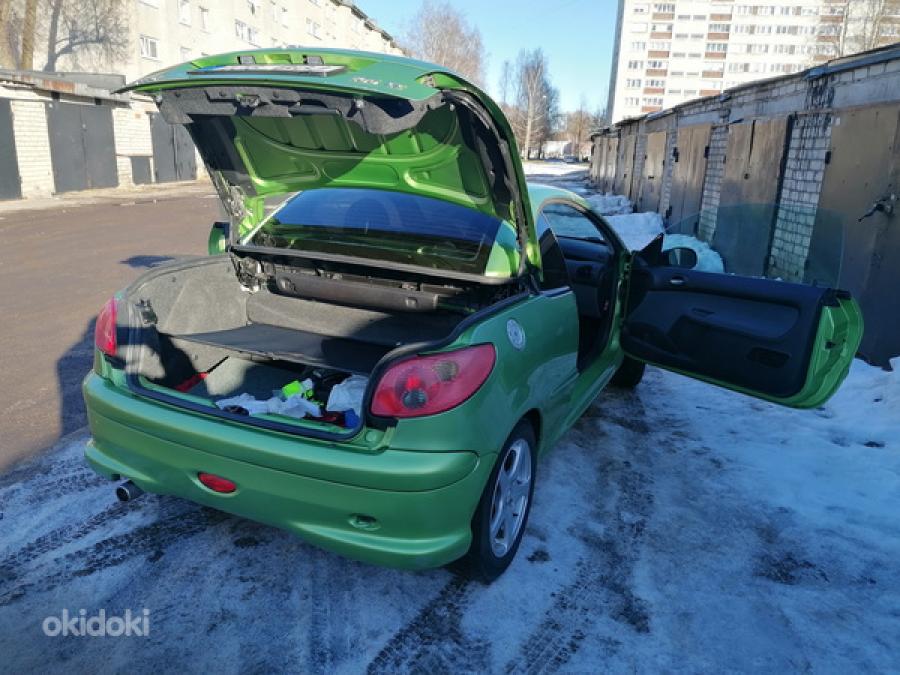 Zaļš Peugeot 206 2004 Narva, ar dzinēja tilpumu 1.60 L un nobraukumu 113 tūkst. km par 1500 €, foto 4 vietnē AUTOMOTO.COM.LV