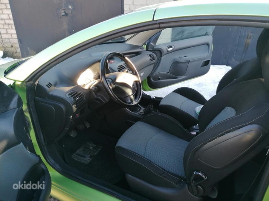 Zaļš Peugeot 206 2004 Narva, ar dzinēja tilpumu 1.60 L un nobraukumu 113 tūkst. km par 1500 €, foto 10 vietnē AUTOMOTO.COM.LV