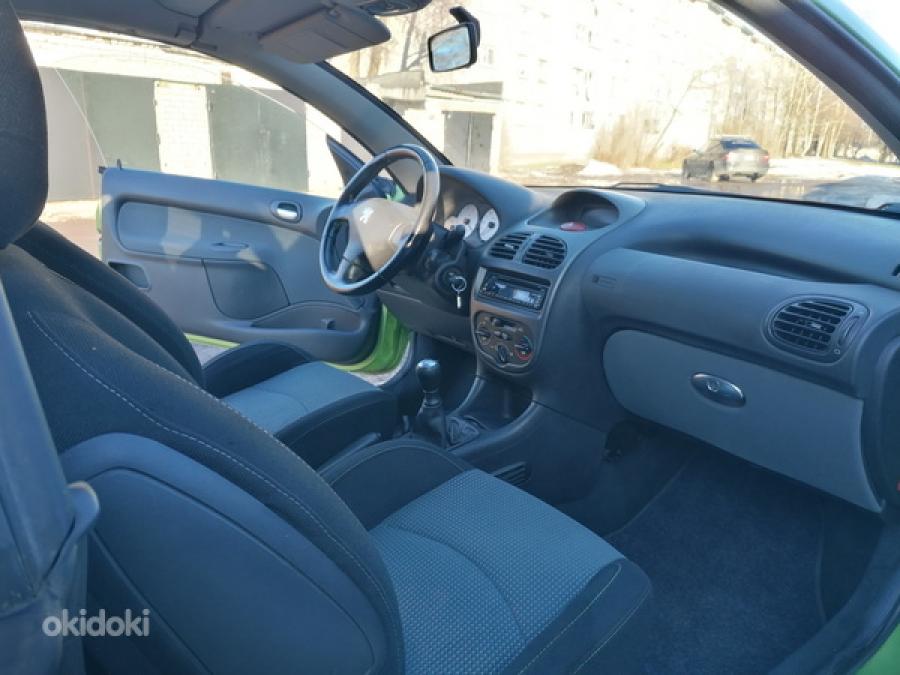 Zaļš Peugeot 206 2004 Narva, ar dzinēja tilpumu 1.60 L un nobraukumu 113 tūkst. km par 1500 €, foto 16 vietnē AUTOMOTO.COM.LV