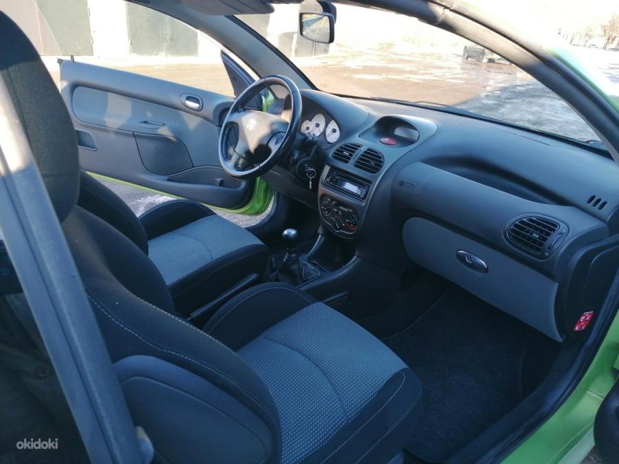 Zaļš Peugeot 206 2004 Narva, ar dzinēja tilpumu 1.60 L un nobraukumu 113 tūkst. km par 1500 €, foto 21 vietnē AUTOMOTO.COM.LV