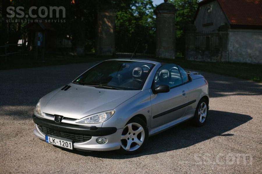 Grey Peugeot 206 2001 in Cesis, with an engine capacity of 2.00 L and mileage of 0 thousand km for 2500 €, photo 9 on AUTOMOTO.COM.LV