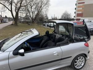 Grey Peugeot 206 2001 in Ventspils, with an engine capacity of 1.60 L and mileage of 222 thousand km for 1690 €, photo 14 on AUTOMOTO.COM.LV