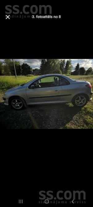 Pelēks Peugeot 206 2001 Alūksne, ar dzinēja tilpumu 2.00 L un nobraukumu 280 tūkst. km par 1550 €, foto 4 vietnē AUTOMOTO.COM.LV