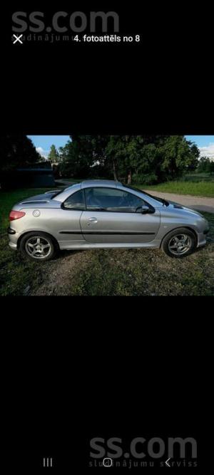 Pelēks Peugeot 206 2001 Alūksne, ar dzinēja tilpumu 2.00 L un nobraukumu 280 tūkst. km par 1550 €, foto 5 vietnē AUTOMOTO.COM.LV