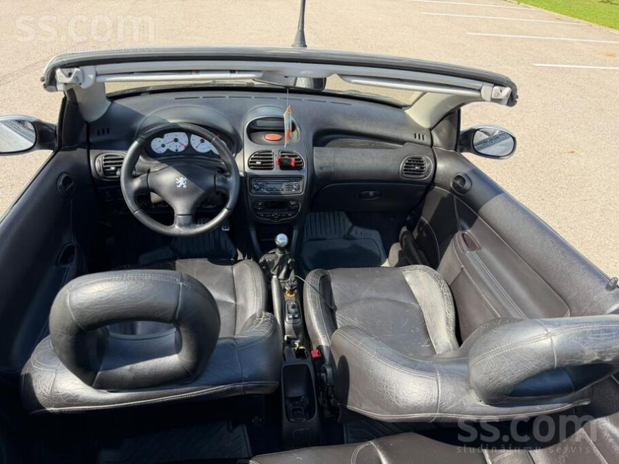 Pelēks Peugeot 206 2001 Bauska, ar dzinēja tilpumu 2.00 L un nobraukumu 190 tūkst. km par 1400 €, foto 8 vietnē AUTOMOTO.COM.LV