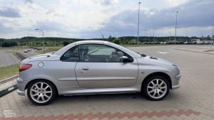 Grey Peugeot 206 2002 in Vilnius, with an engine capacity of 2.00 L and mileage of 117 thousand km for 1650 €, photo 5 on AUTOMOTO.COM.LV