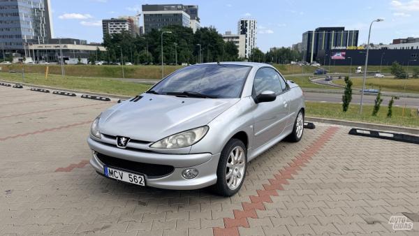 Grey Peugeot 206 2002 in Vilnius, with an engine capacity of 2.00 L and mileage of 117 thousand km for 1650 €, photo 6 on AUTOMOTO.COM.LV