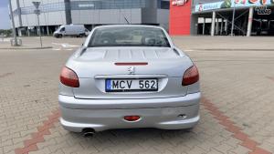 Grey Peugeot 206 2002 in Vilnius, with an engine capacity of 2.00 L and mileage of 117 thousand km for 1650 €, photo 9 on AUTOMOTO.COM.LV