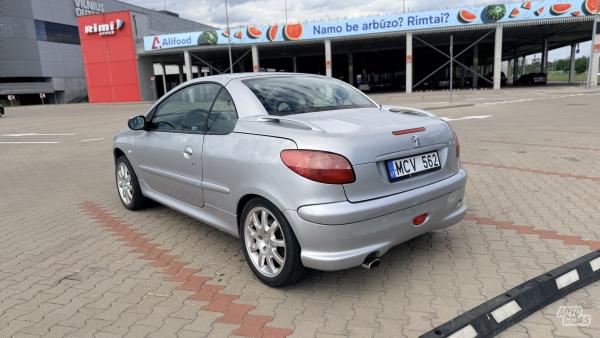 Grey Peugeot 206 2002 in Vilnius, with an engine capacity of 2.00 L and mileage of 117 thousand km for 1650 €, photo 9 on AUTOMOTO.COM.LV