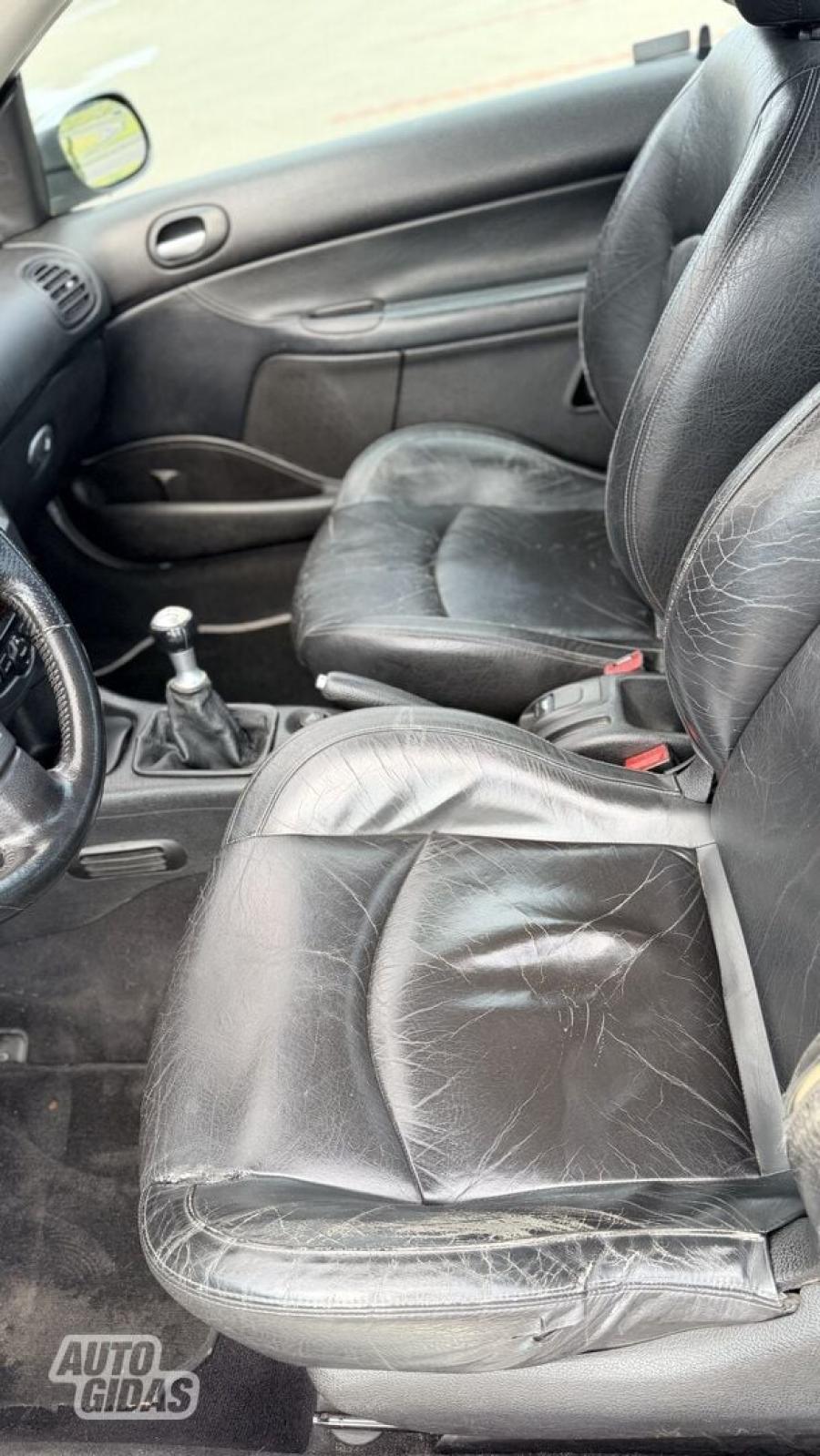 Grey Peugeot 206 2002 in Vilnius, with an engine capacity of 2.00 L and mileage of 117 thousand km for 1650 €, photo 13 on AUTOMOTO.COM.LV