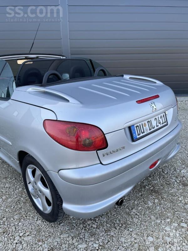 Grey Peugeot 206 2003 in Balvi, with an engine capacity of 1.60 L and mileage of 148 thousand km for 1750 €, photo 6 on AUTOMOTO.COM.LV