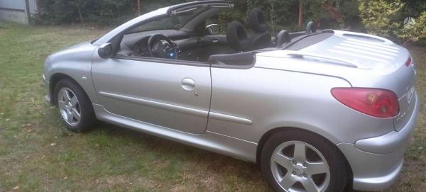 Grey Peugeot 206 2004 in Kaunas, with an engine capacity of 1.59 L and mileage of 202 thousand km for 1860 €, photo 1 on AUTOMOTO.COM.LV
