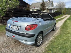 Grey Peugeot 206 2005 in Utena, with an engine capacity of 1.60 L and mileage of 191 thousand km for 1200 €, photo 7 on AUTOMOTO.COM.LV