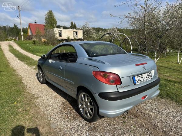 Grey Peugeot 206 2005 in Utena, with an engine capacity of 1.60 L and mileage of 191 thousand km for 1200 €, photo 10 on AUTOMOTO.COM.LV