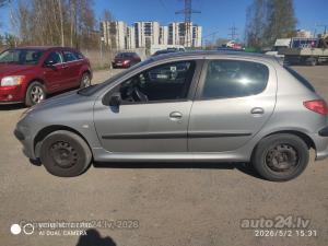 Grey Peugeot 206 2004 in Tallinn, with an engine capacity of 1.40 L and mileage of 137 thousand km for 500 €, photo 4 on AUTOMOTO.COM.LV