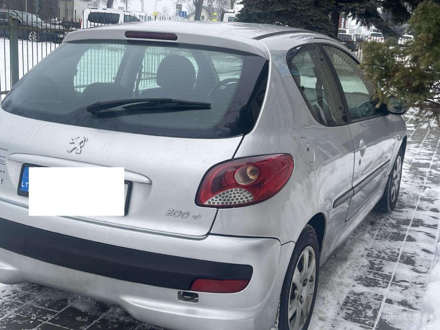 Pelēks Peugeot 206 2012 Marijampole, ar dzinēja tilpumu 1.50 L un nobraukumu 234 tūkst. km par 900 €, foto 3 vietnē AUTOMOTO.COM.LV