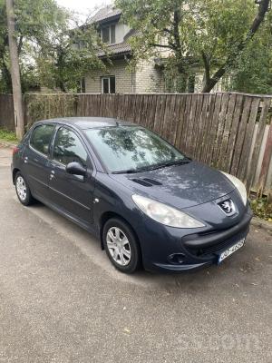 Grey Peugeot 206 2009 in Jurmala, with an engine capacity of 1.10 L and mileage of 175 thousand km for 1550 €, photo 3 on AUTOMOTO.COM.LV