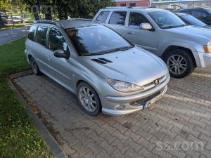 Grey Peugeot 206 2005 in Valmiera, with an engine capacity of 2.00 L and mileage of 420 thousand km for 550 €, photo  on AUTOMOTO.COM.LV