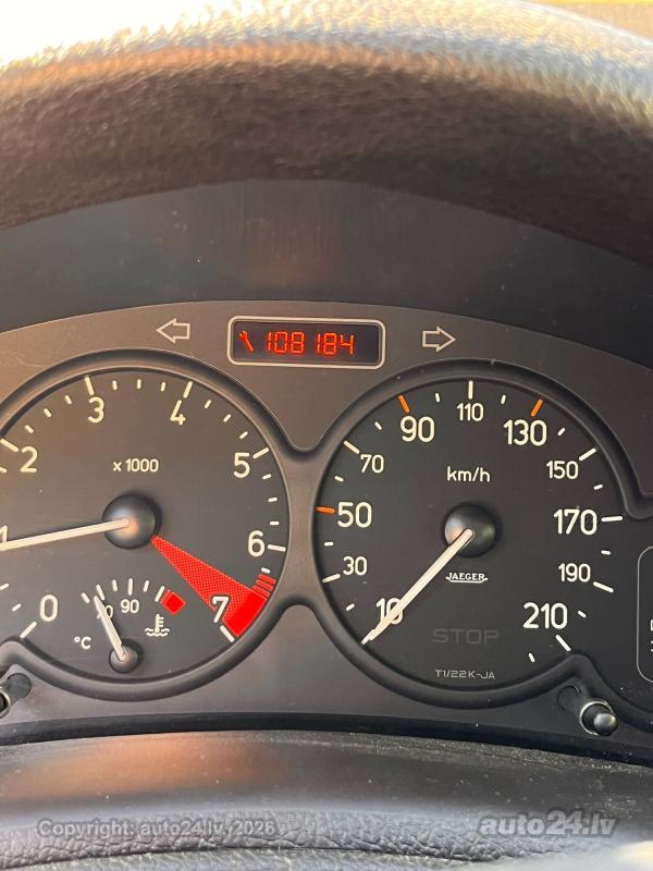 Пежо 206 2003 в Таллин, объемом двигателя 1.40 л и пробегом 108 тыс. км за 750 €, фото 5 на AUTOMOTO.COM.LV