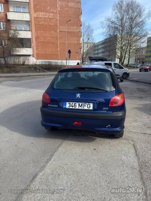 Peugeot 206 2004 Tallina, ar dzinēja tilpumu 1.40 L un nobraukumu 141 tūkst. km par 1250 €, foto  vietnē AUTOMOTO.COM.LV
