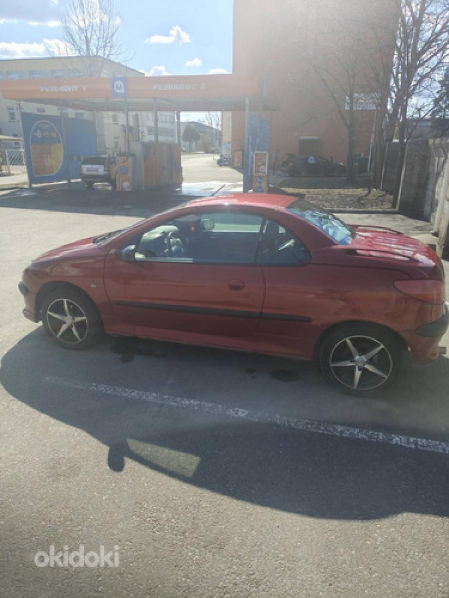 Red Peugeot 206 2002 in Tallinn, with an engine capacity of 0.00 L and mileage of 168 thousand km for 1900 €, photo 5 on AUTOMOTO.COM.LV