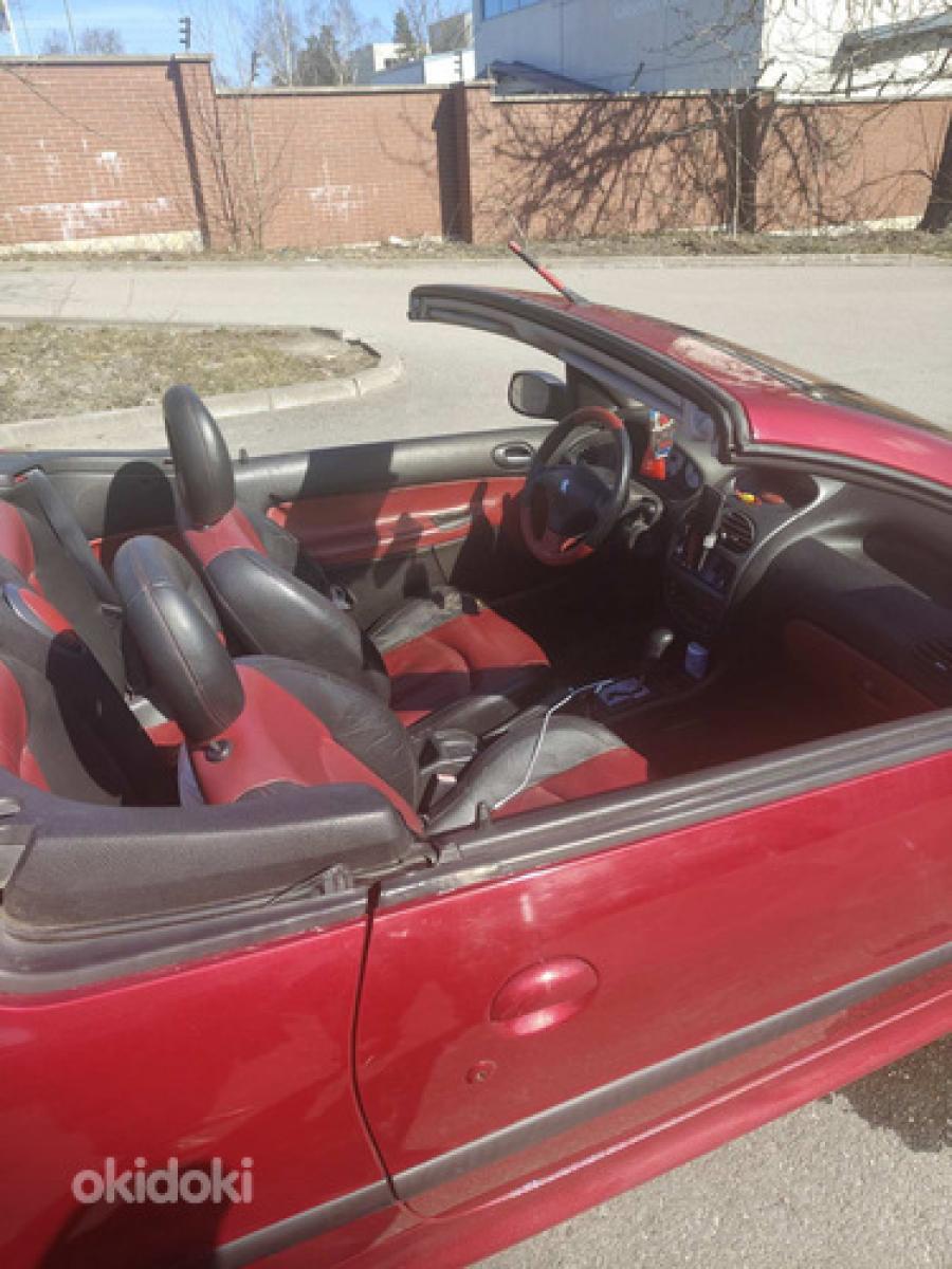 Red Peugeot 206 2002 in Tallinn, with an engine capacity of 0.00 L and mileage of 168 thousand km for 1900 €, photo 10 on AUTOMOTO.COM.LV
