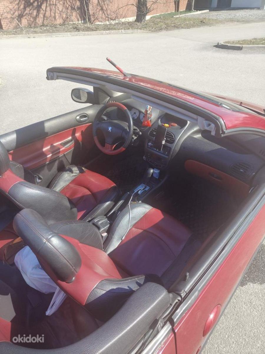 Red Peugeot 206 2002 in Tallinn, with an engine capacity of 0.00 L and mileage of 168 thousand km for 1900 €, photo 16 on AUTOMOTO.COM.LV