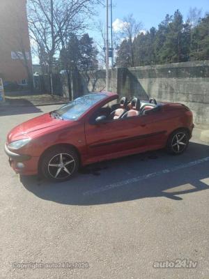 Red Peugeot 206 2002 in Tallinn, with an engine capacity of 1.60 L and mileage of 110 thousand km for 1800 €, photo  on AUTOMOTO.COM.LV
