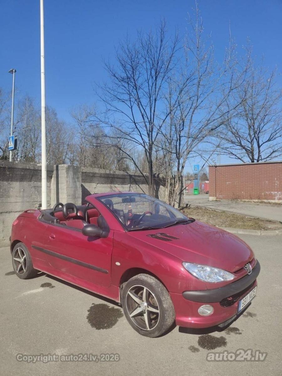 Красный Пежо 206 2002 в Таллин, объемом двигателя 1.60 л и пробегом 110 тыс. км за 1800 €, фото 6 на AUTOMOTO.COM.LV