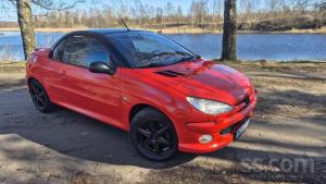Red Peugeot 206 2005 in Riga, with an engine capacity of 1.60 L and mileage of 159 thousand km for 2400 €, photo 2 on AUTOMOTO.COM.LV