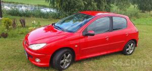Sarkans Peugeot 206 2007 Cēsis, ar dzinēja tilpumu 1.40 L un nobraukumu 96 tūkst. km par 800 €, foto 1 vietnē AUTOMOTO.COM.LV