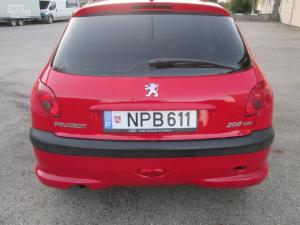 Red Peugeot 206 2008 in Kelme, with an engine capacity of 1.40 L and mileage of 190 thousand km for 1850 €, photo 6 on AUTOMOTO.COM.LV