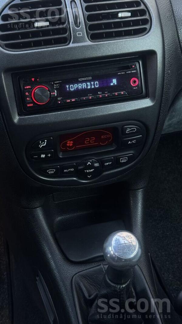 Peugeot 206 2003 in Jelgava, with an engine capacity of 2.00 L and mileage of 199 thousand km for 1190 €, photo 8 on AUTOMOTO.COM.LV