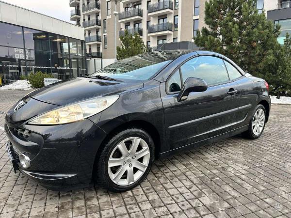 Black Peugeot 207 2007 in Vilnius, with an engine capacity of 1.60 L and mileage of 198 thousand km for 2550 €, photo 1 on AUTOMOTO.COM.LV