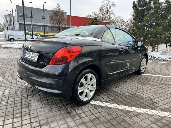 Black Peugeot 207 2007 in Vilnius, with an engine capacity of 1.60 L and mileage of 198 thousand km for 2499 €, photo 5 on AUTOMOTO.COM.LV