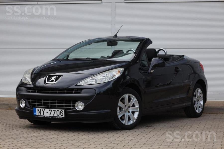 Black Peugeot 207 2009 in Riga, with an engine capacity of 1.60 L and mileage of 0 thousand km for 1100 €, photo 1 on AUTOMOTO.COM.LV